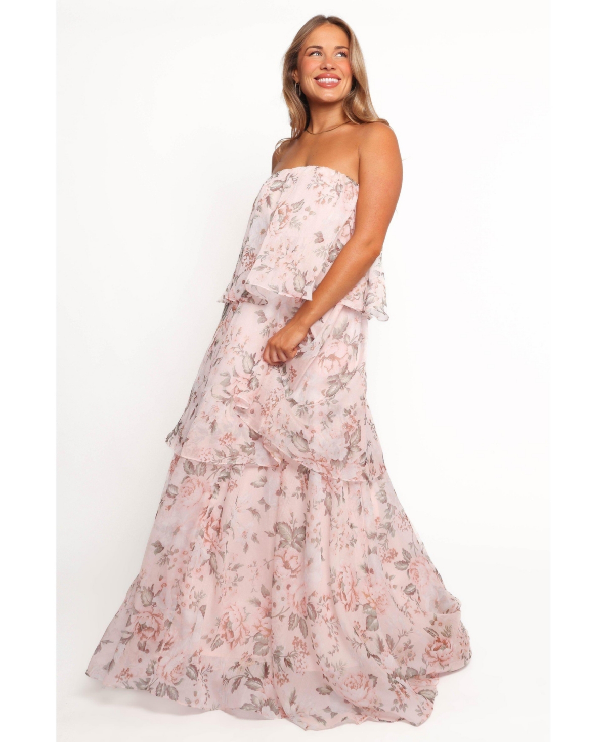 Click here for Petal and Pup Womens Bloom Strapless Maxi Dress -... prices