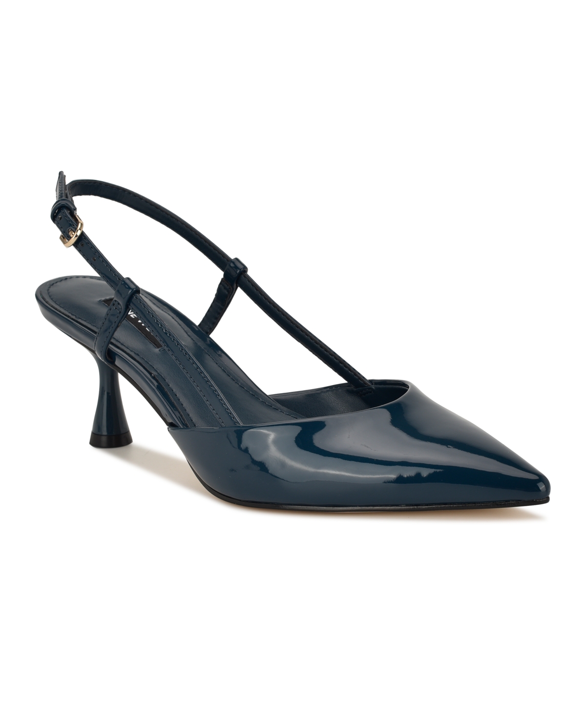 Click here for Nine West Womens Rhonda Kitten Heel Slingback Pump... prices