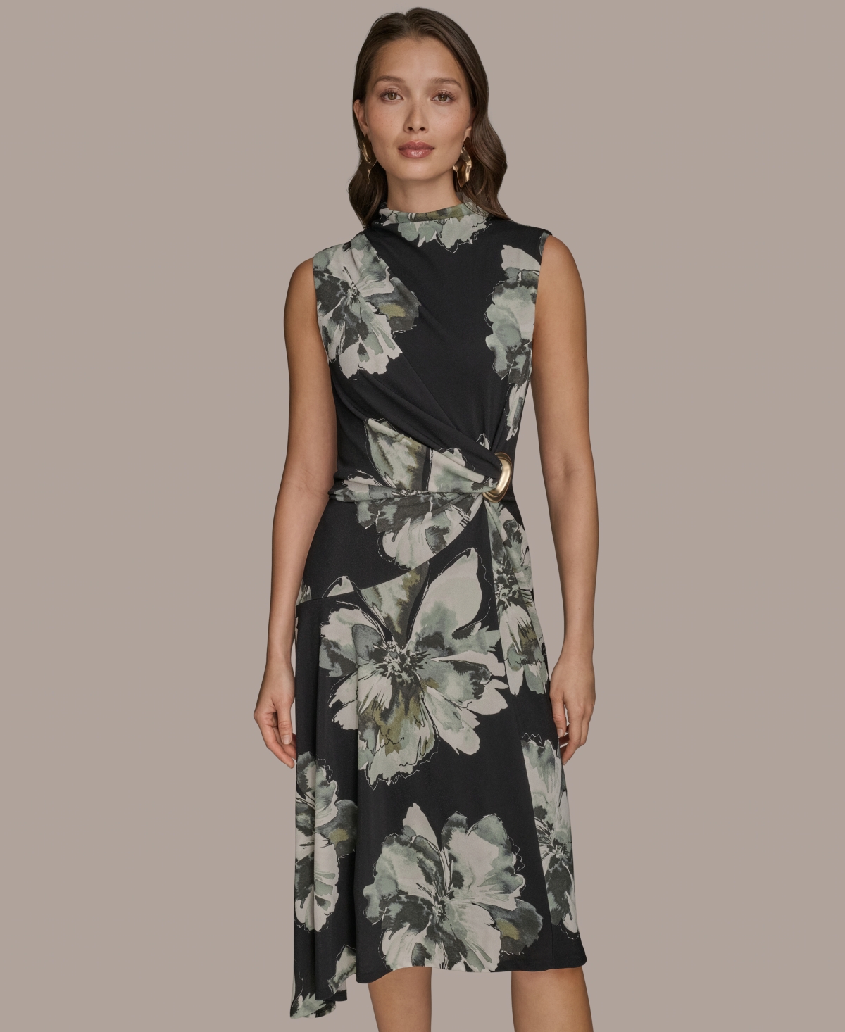 Click here for Donna Karan New York Womens Printed Sleeveless Hig... prices