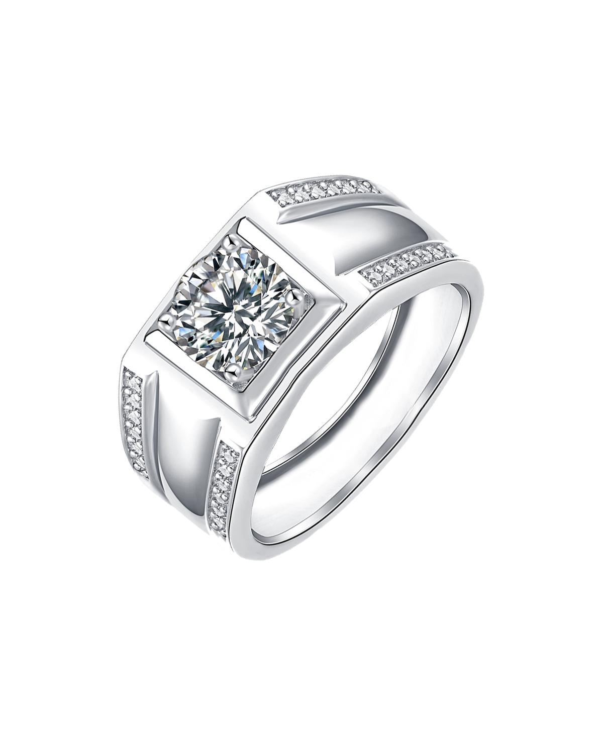Click here for Rachel Glauber Mens Clear Cubic Zirconia Square-Cu... prices