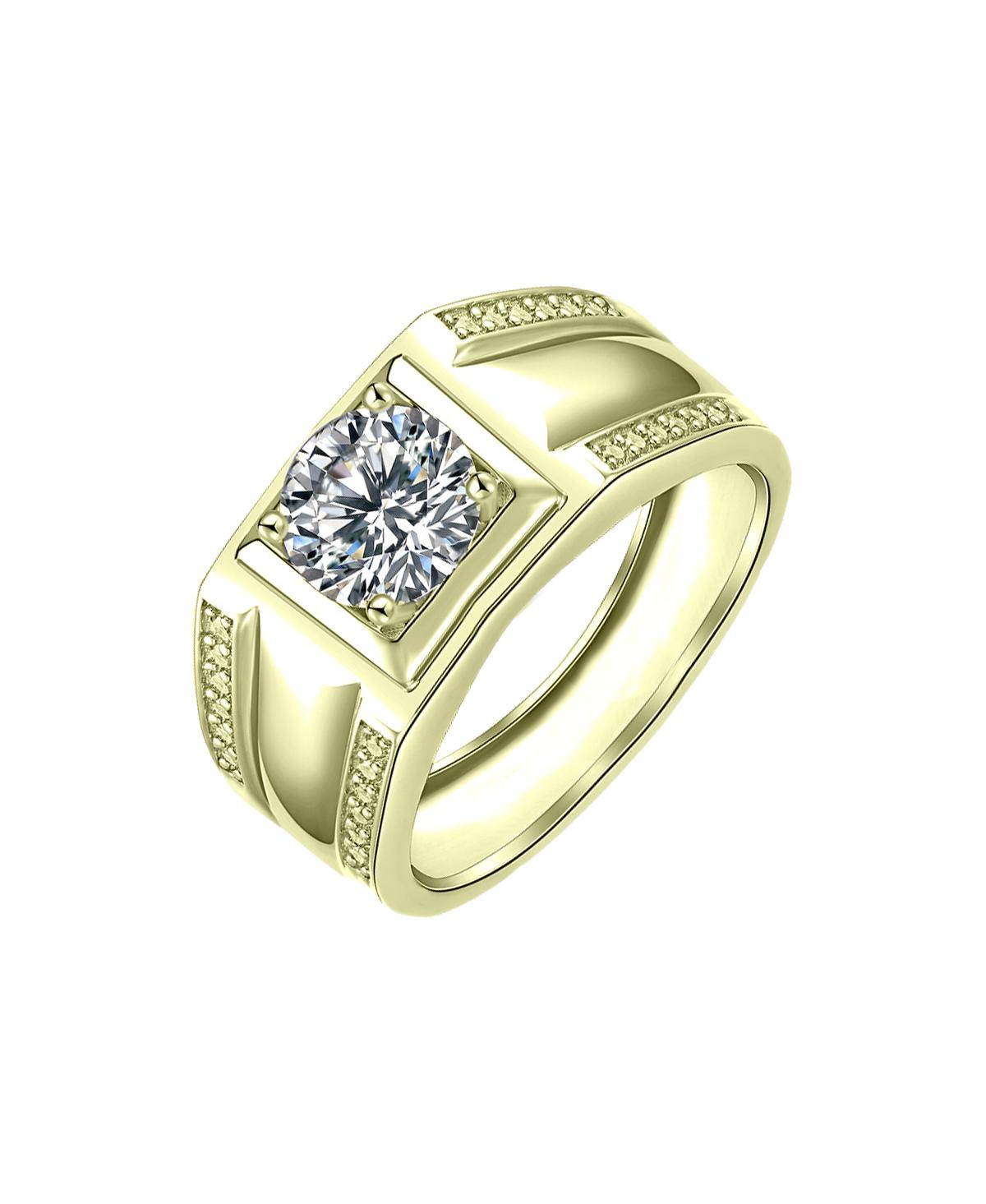 Click here for Rachel Glauber Mens Clear Cubic Zirconia Square-Cu... prices