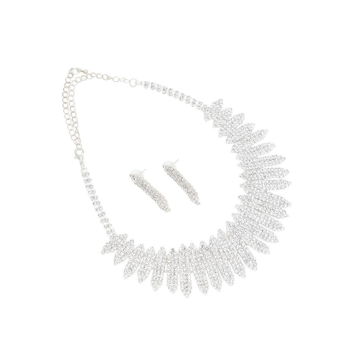 Click here for Sohi Womens Bar Jewellery Set - Silver prices