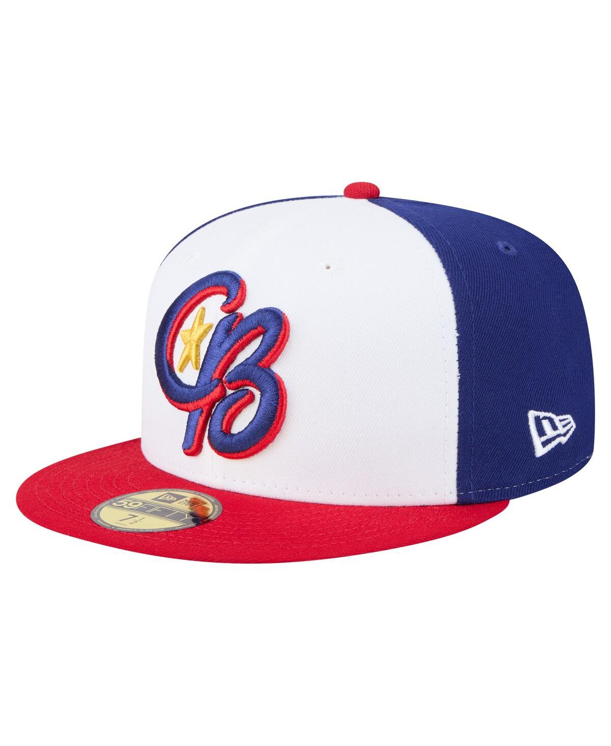 Click here for New Era Mens White/Red Kannapolis Cannon Ballers A... prices