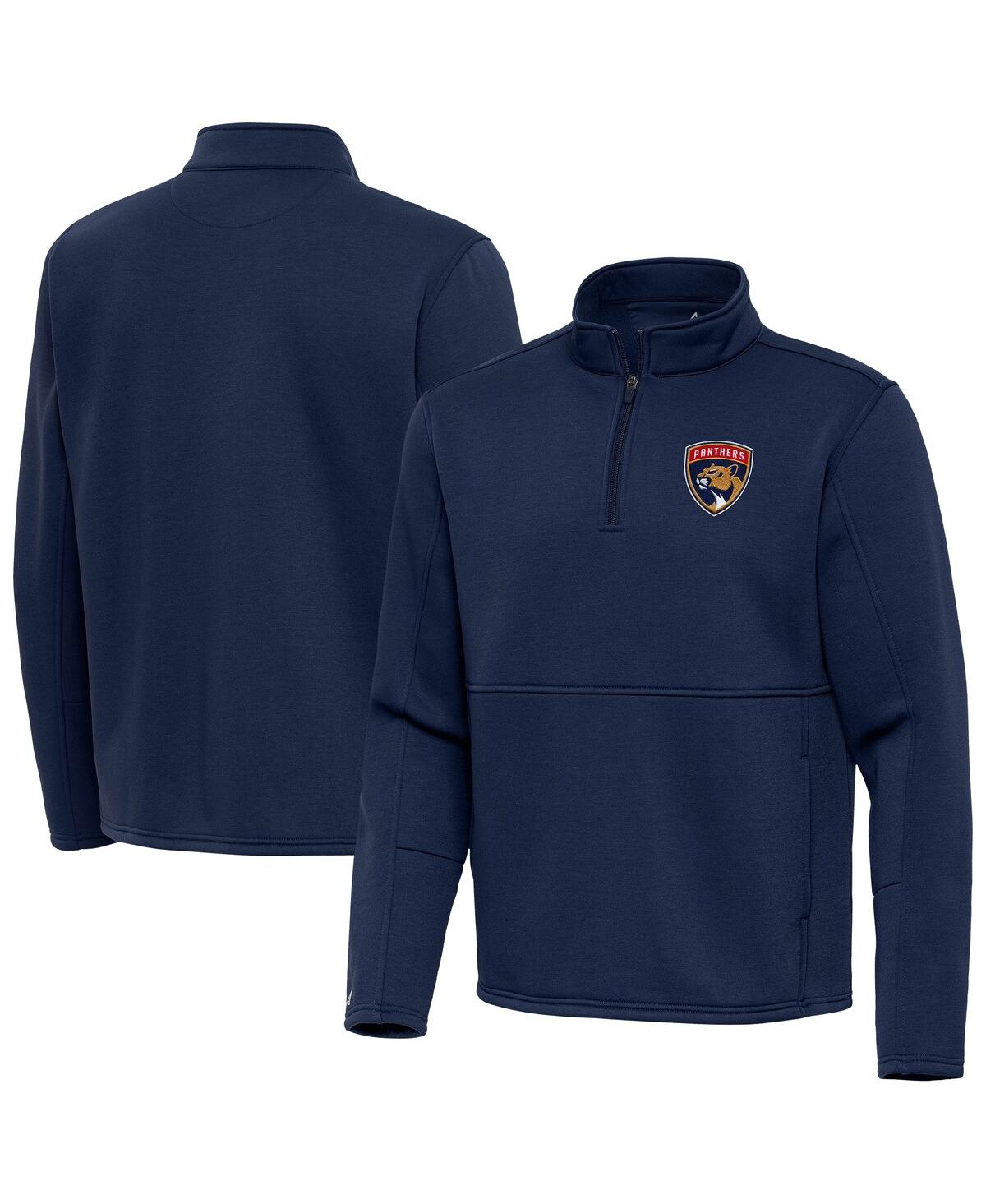 Click here for Antigua Mens Navy Florida Panthers Twist Quarter-Z... prices