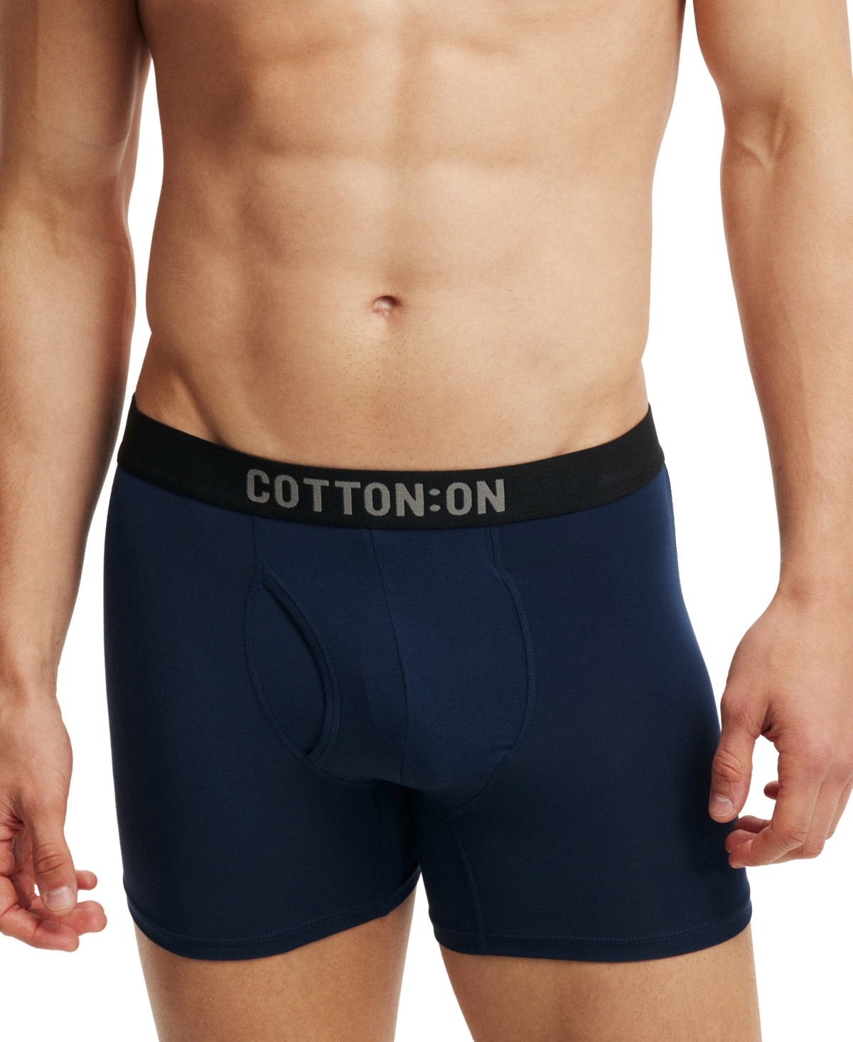 Click here for Cotton On Mens Regular Fit Trunks - Navy prices