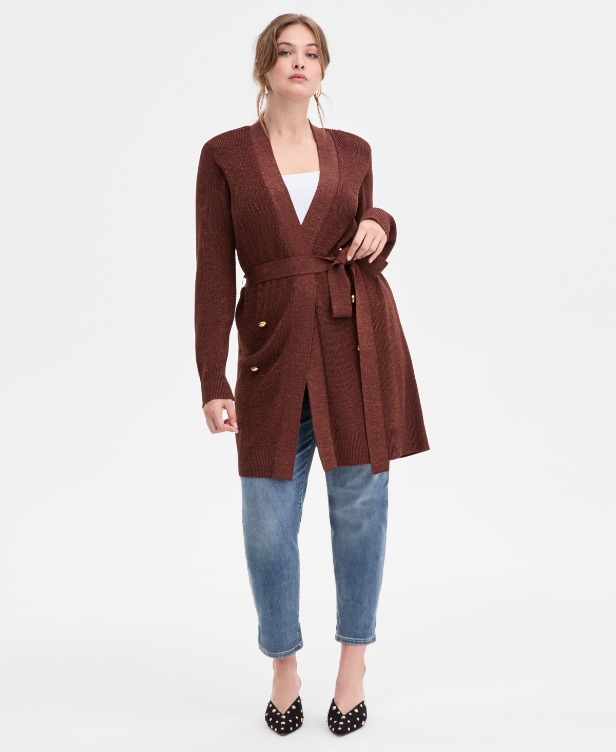 Click here for I.n.c. International Concepts Plus Size Metallic D... prices
