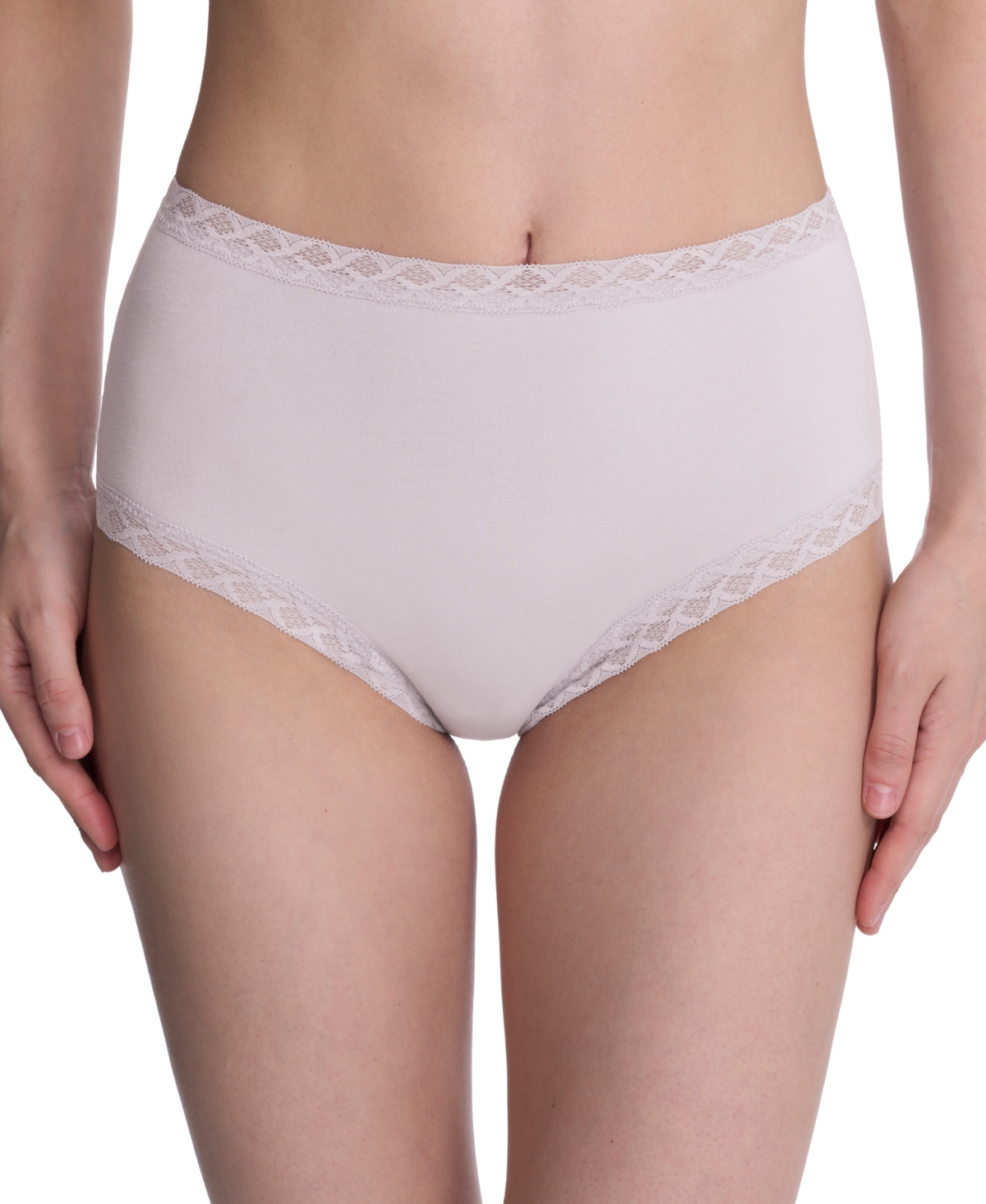 Click here for Natori Bliss Lace-Trim High Rise Cotton Brief 7550... prices