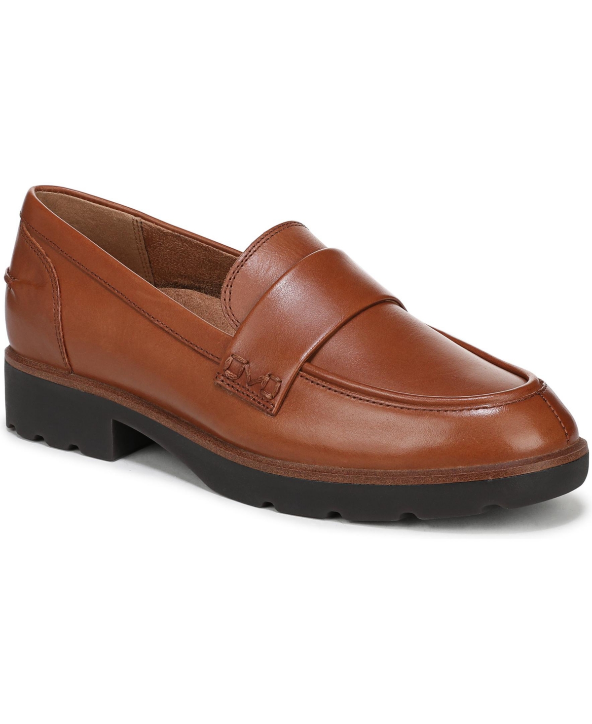 Click here for Vionic Womens Cleo Loafer Loafers - Tan vachetta l... prices
