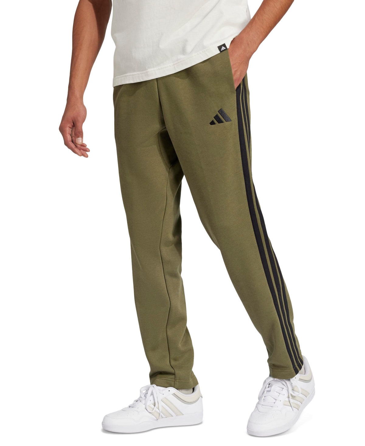 Click here for adidas Mens Essentials Regular-Fit 3-Stripes Track... prices