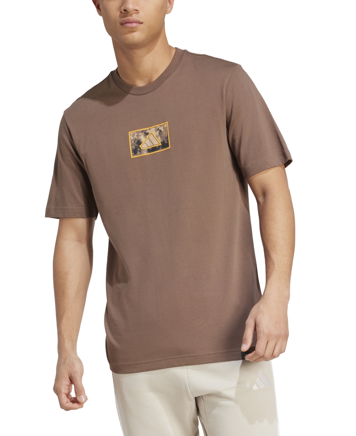 Click here for adidas Mens Camo Box Graphic T-Shirt - Earth Strat... prices