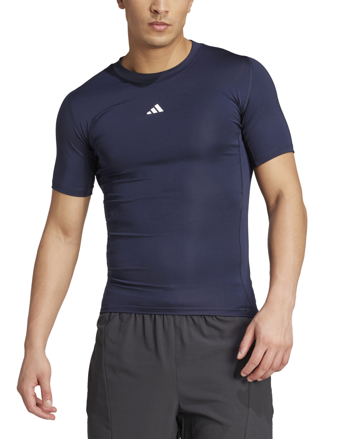 Click here for adidas Mens Fitted Crewneck Tech-Fit Compression T... prices
