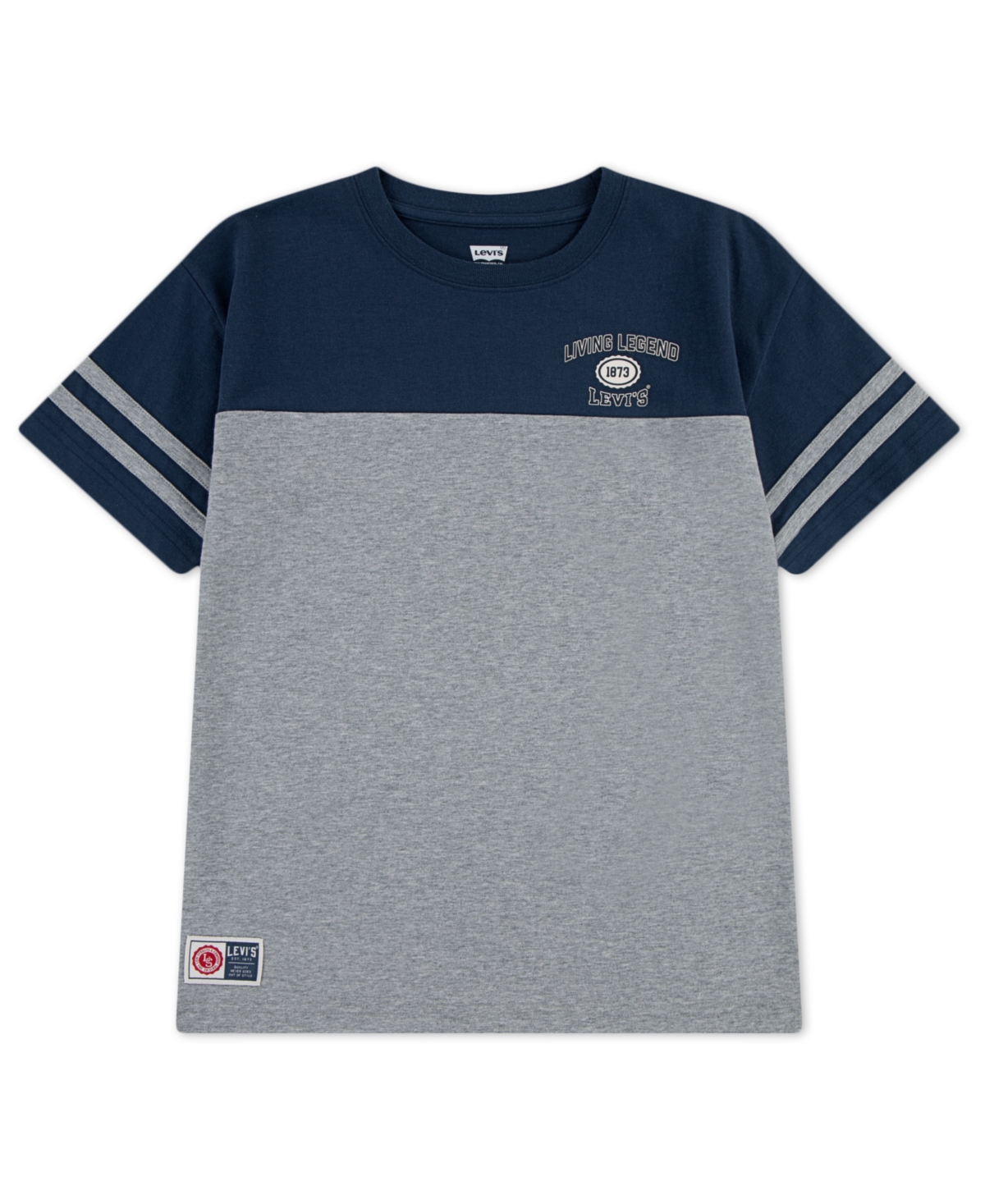 Click here for Levis Big Boys Retro Sport T-Shirt - Gray heather prices