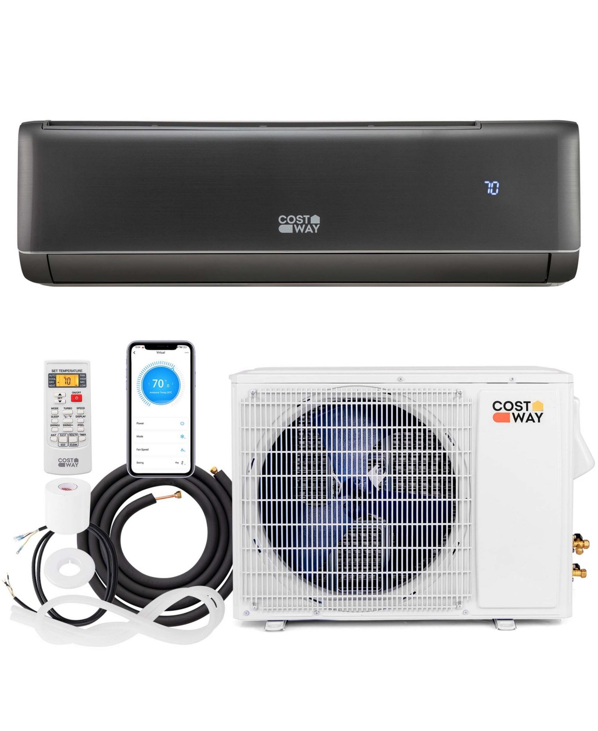 Click here for 24000 Btu Wifi Enabled Mini Split Air Conditioner... prices