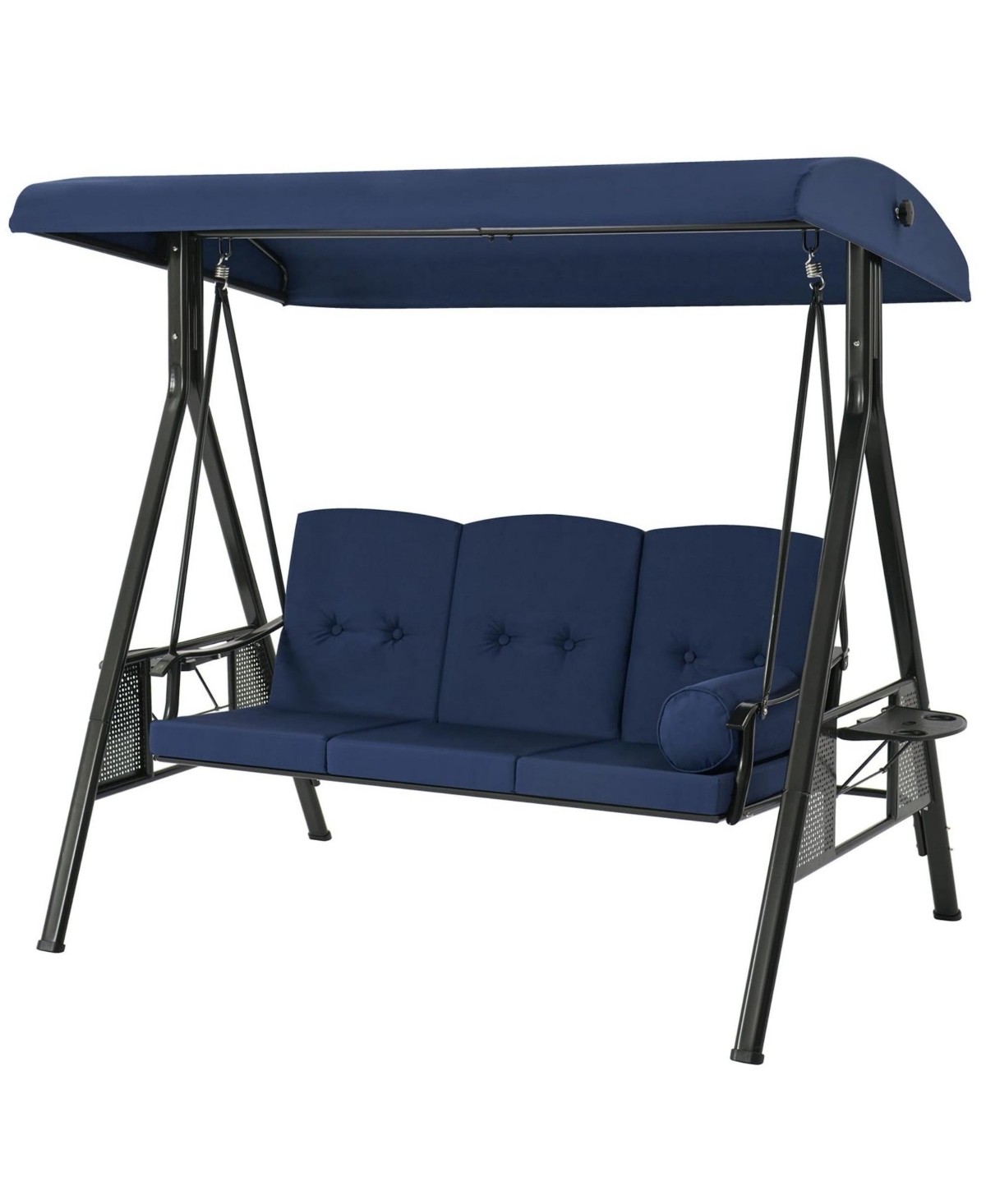 Click here for Boyel Living 3-Person Metal Patio Swing with Remov... prices