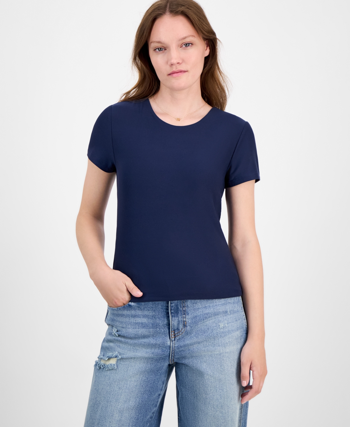 Click here for Hippie Rose Juniors Short-Sleeve Crewneck Tee - Na... prices