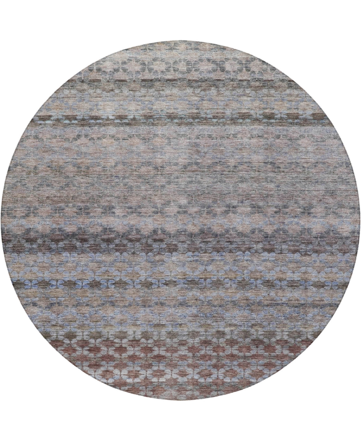 Click here for Dalyn Burano BU6 8x8 Round Area Rug - Brown prices