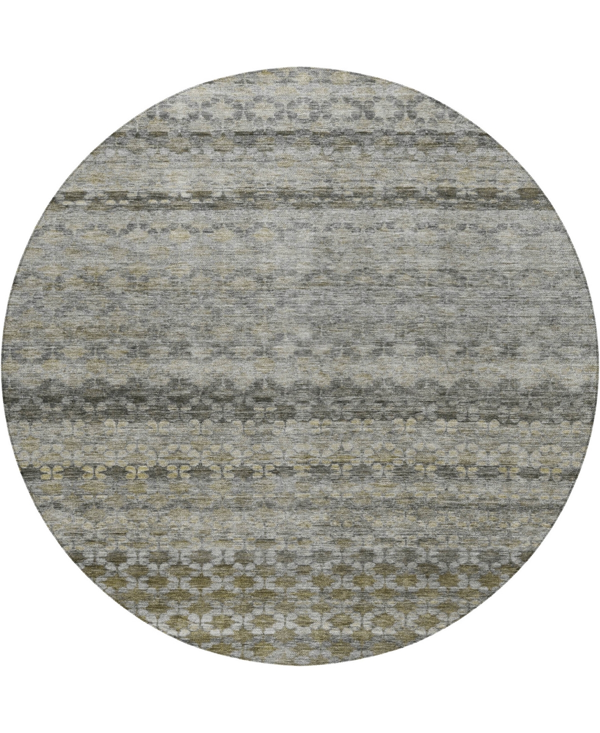 Click here for Dalyn Burano BU6 8x8 Round Area Rug - Gray  Beige prices