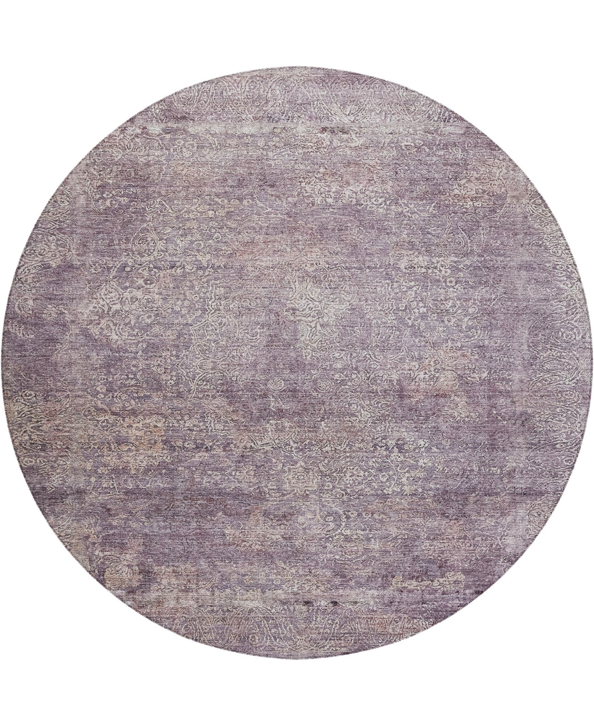 Click here for Dalyn Burano BU10 8x8 Round Area Rug - Plum prices