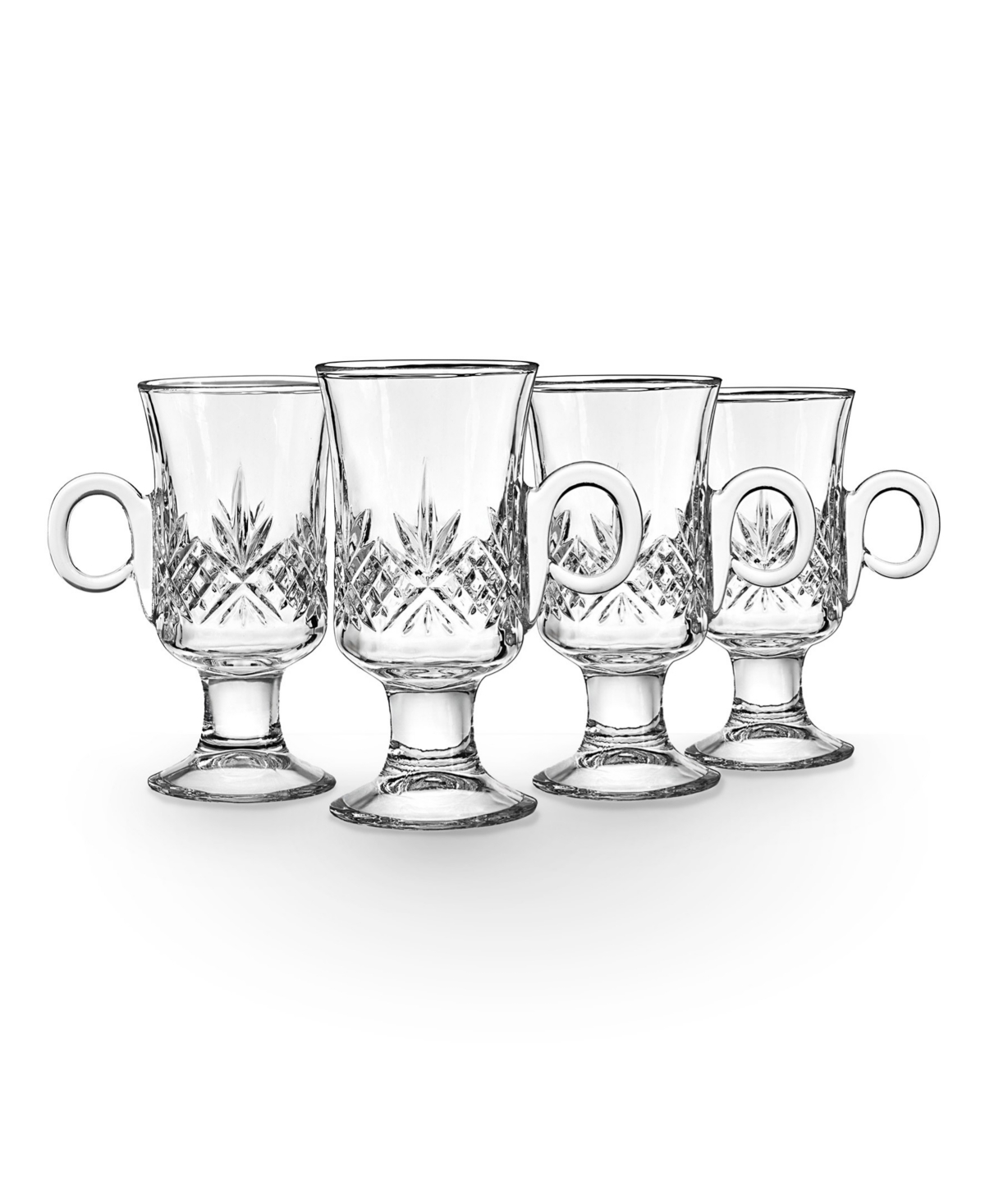 Click here for Godinger Dublin Set of 4 6oz Irish Coffee Mugs - C... prices