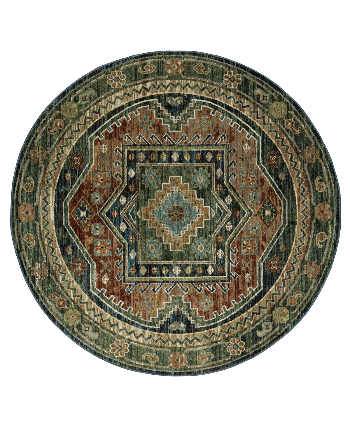 Click here for Oriental Weavers Andorra 2442A 710x710 Round Area... prices