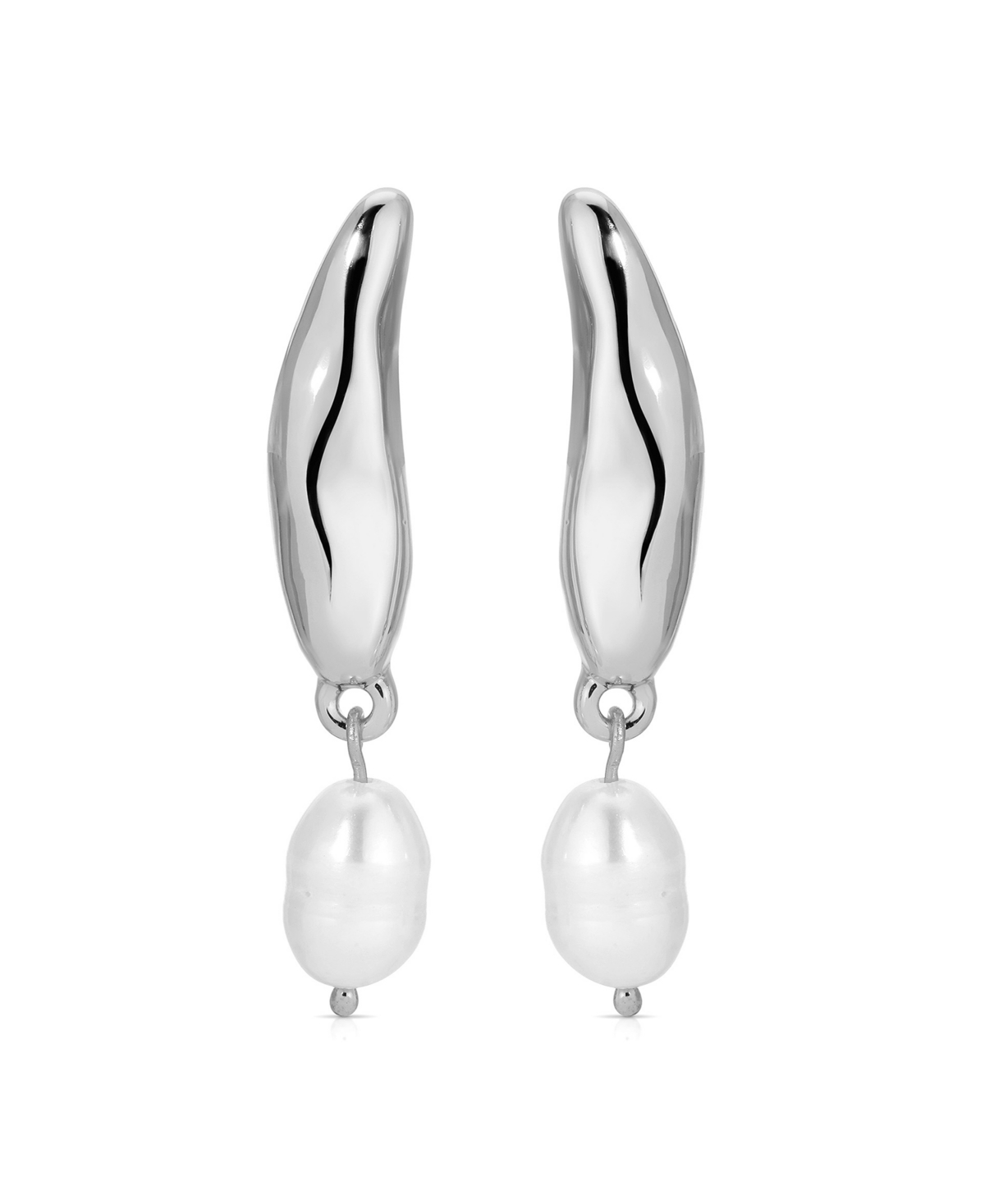 Click here for Ettika Liquid Luxe Mother of Pearl Drop Earrings -... prices