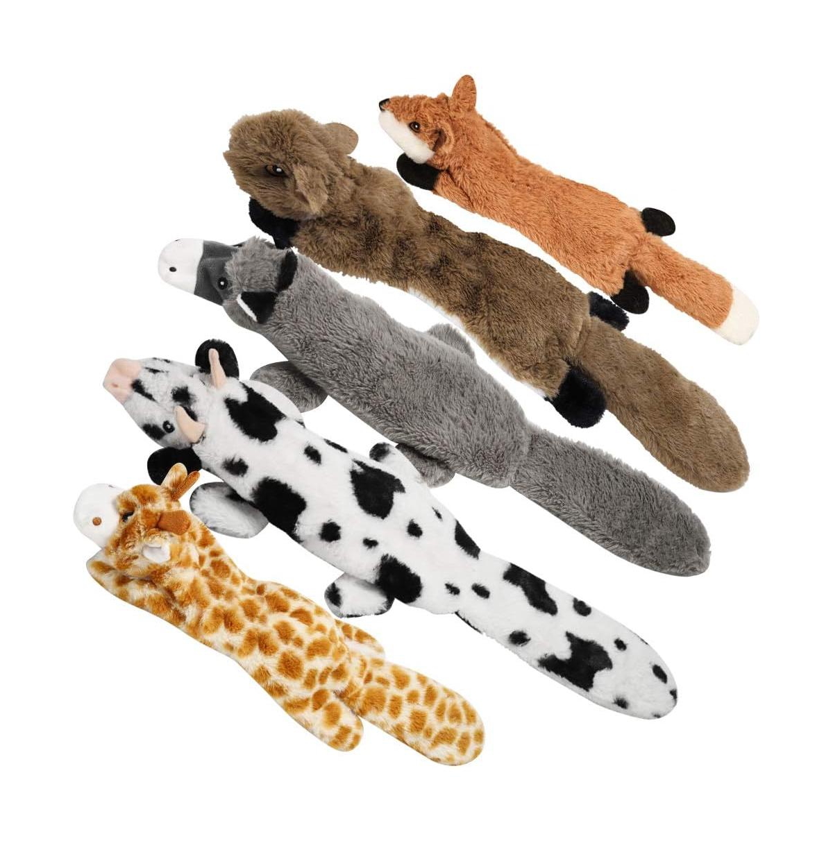Click here for Nocciola 5 Pcs Jungle Series Crinkle Dog Toys  No... prices