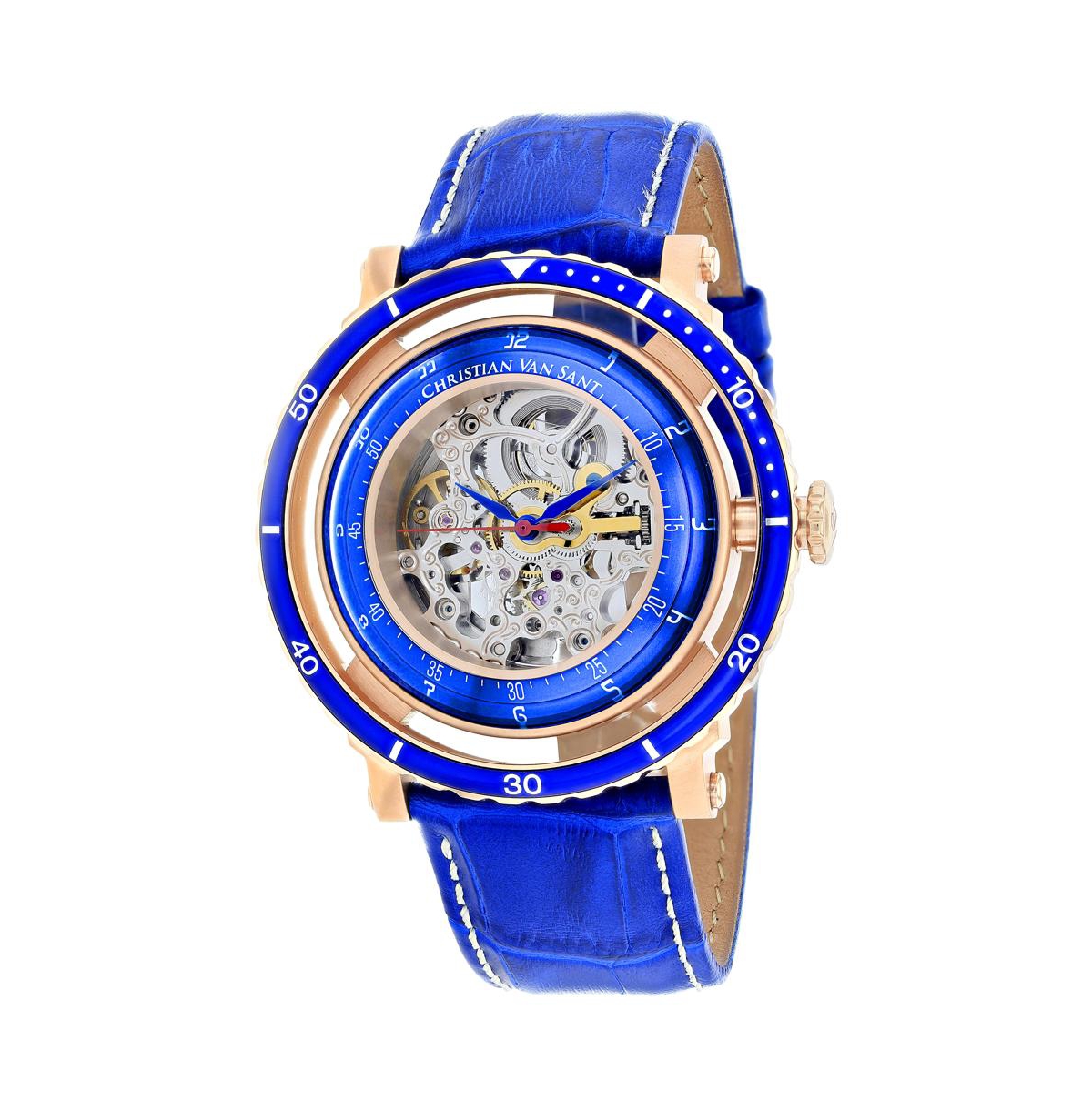 Click here for Christian Van Sant Mens Dome Silver Dial Watch - C... prices