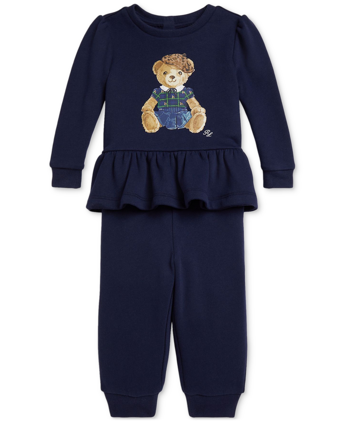 Click here for Polo Ralph Lauren Baby Girls Fleece Sweatshirt & P... prices