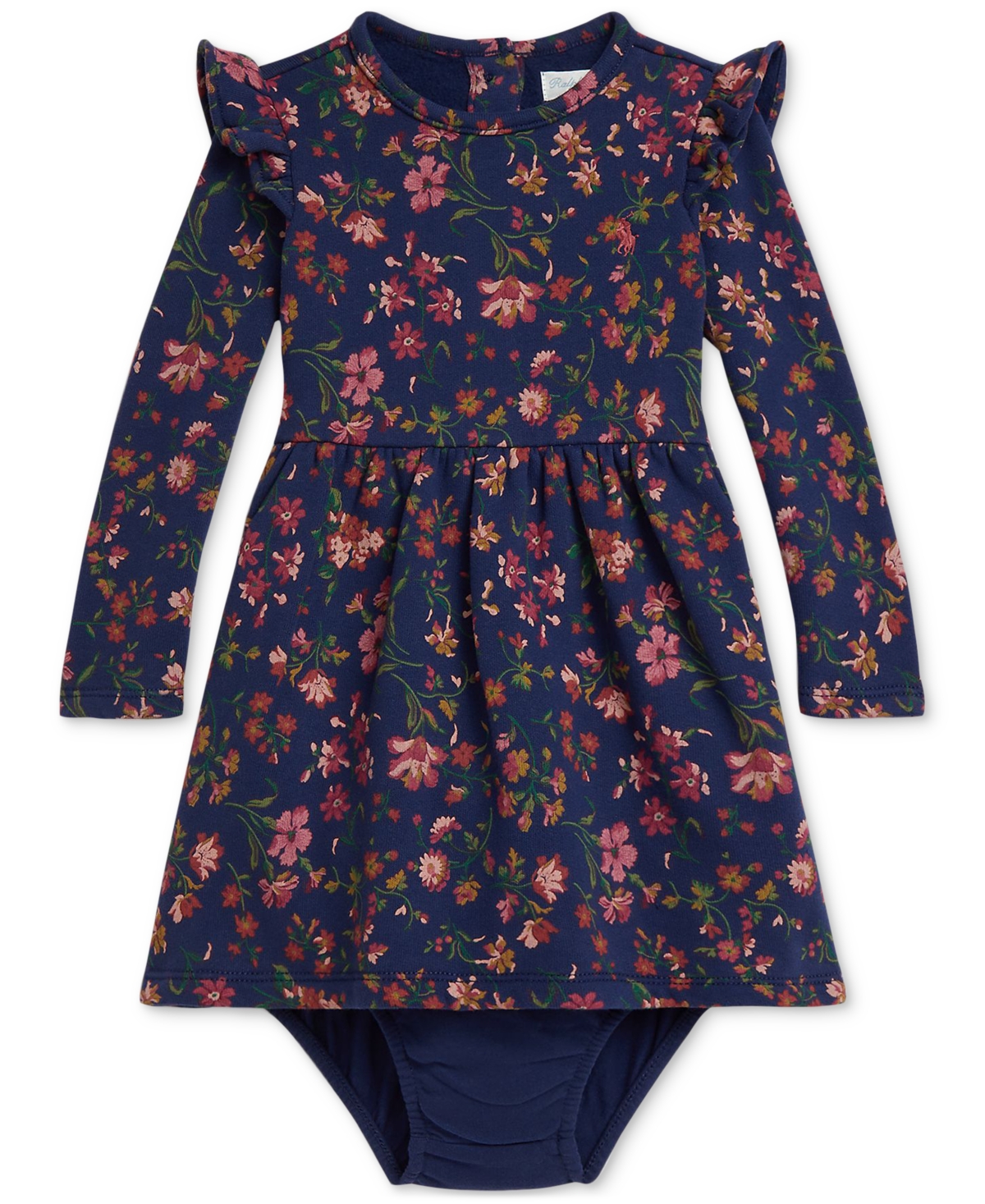 Click here for Polo Ralph Lauren Baby Girls Floral Fleece Dress -... prices