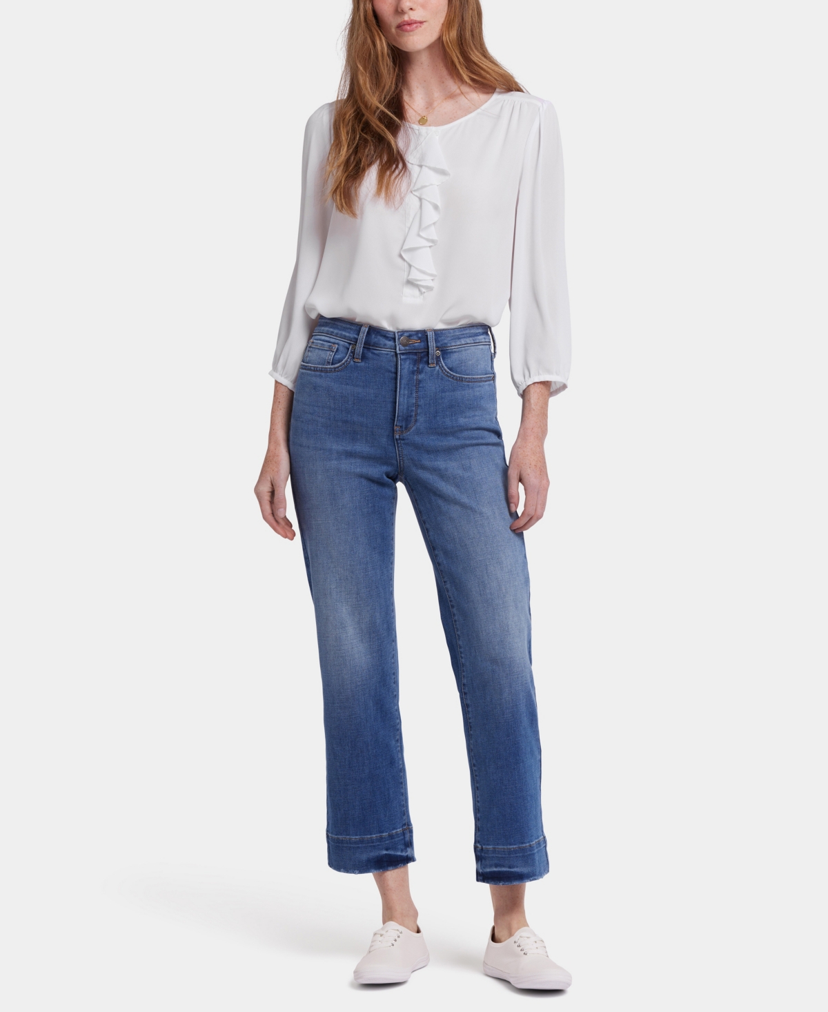 Click here for Nydj Womens Bailey Relaxed Straight Ankle Jeans -... prices