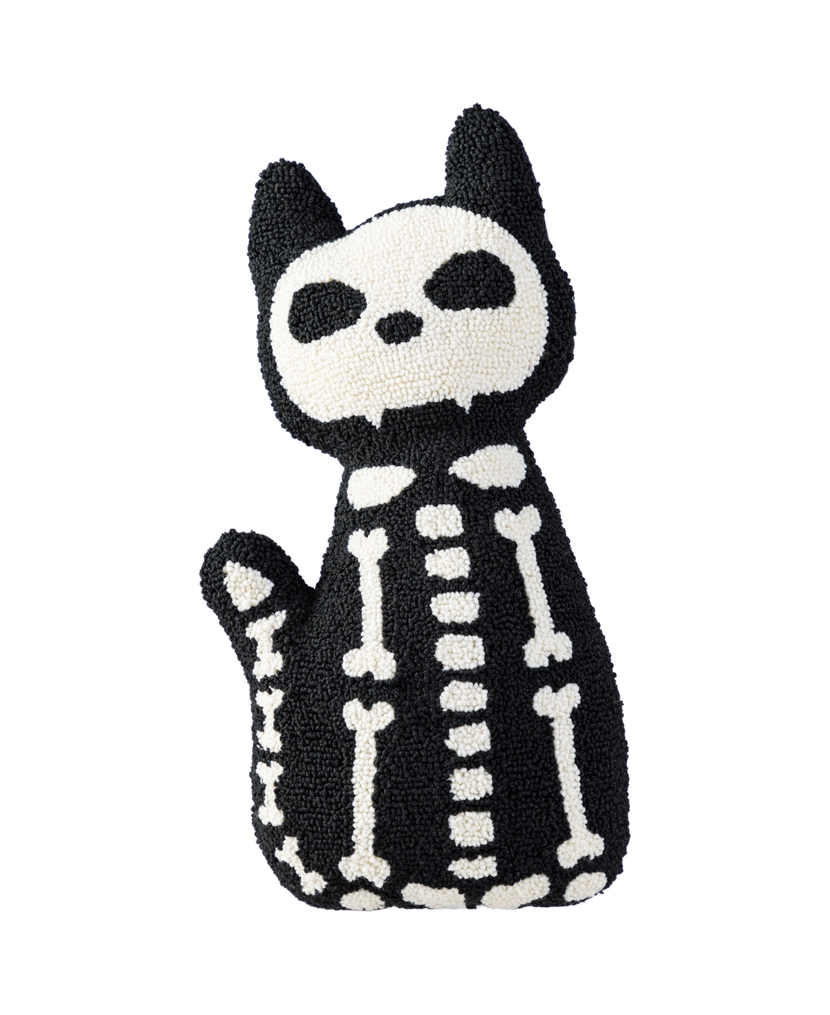 Click here for Glitzhome Halloween Hooked Skeleton Cat Shaped Dec... prices