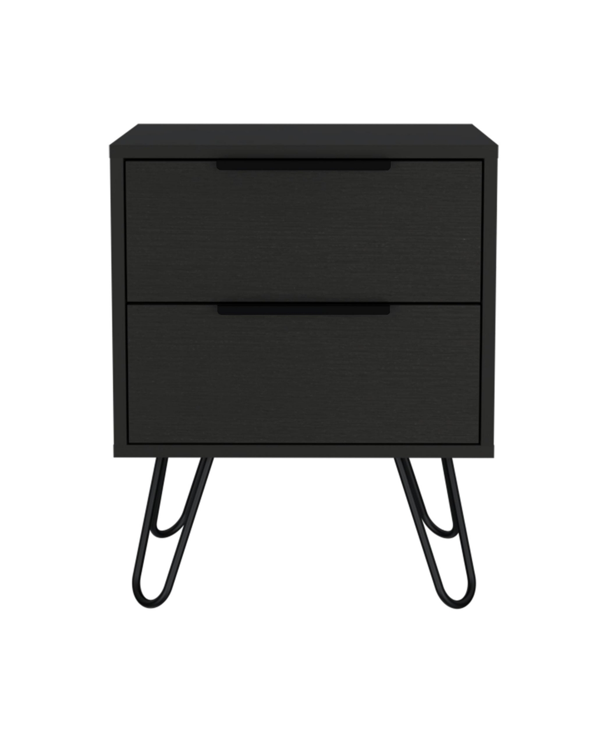 Click here for Slickblue Two Drawer Nightstand in Faux Wood Finis... prices