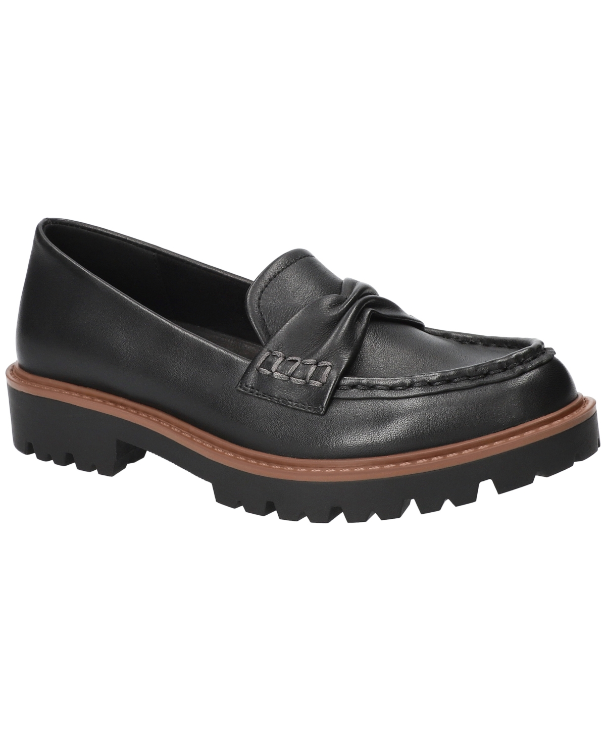 Click here for Bella Vita Womens Avalon Slip-On Loafers - Black L... prices
