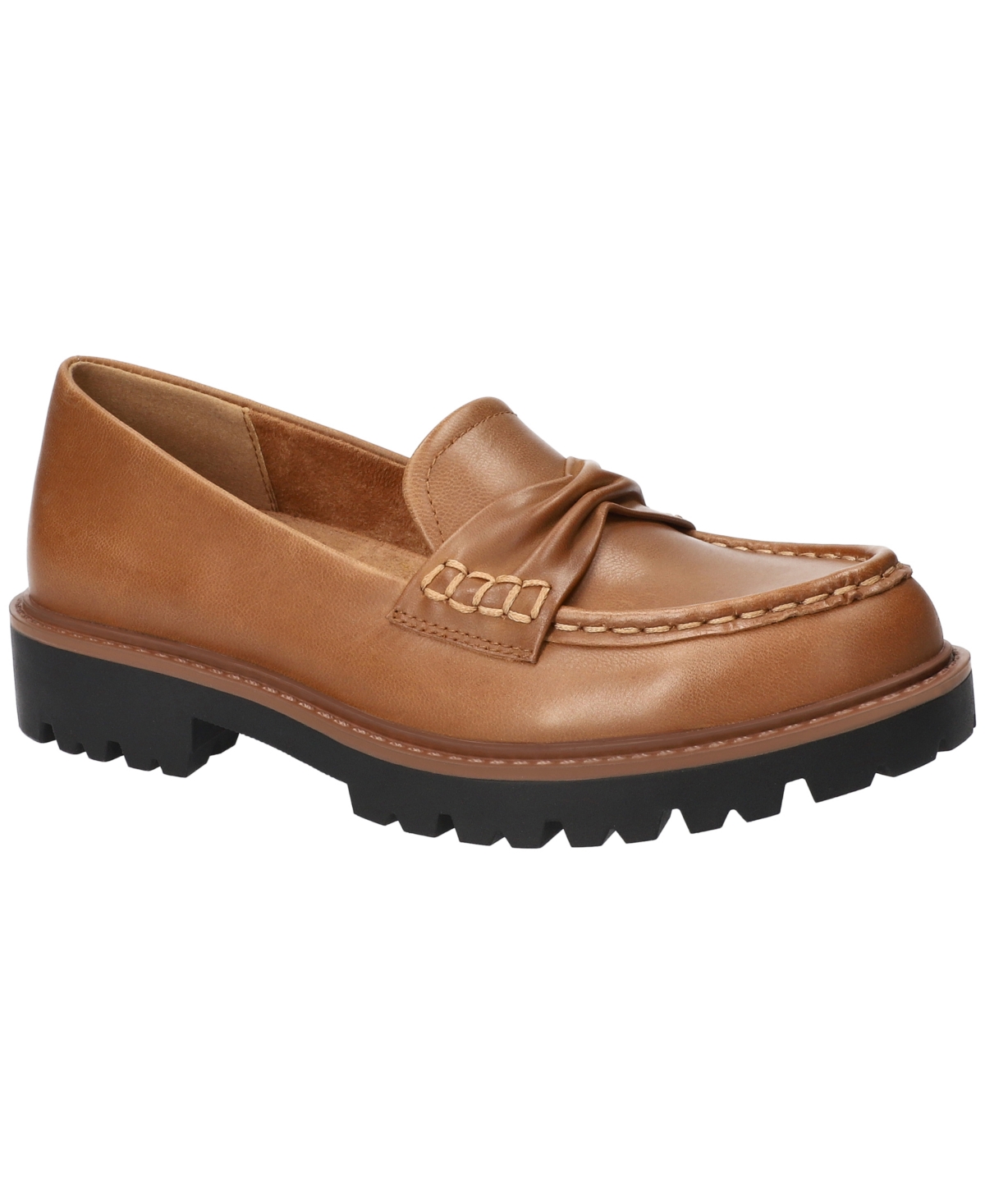 Click here for Bella Vita Womens Avalon Slip-On Loafers - Camel B... prices