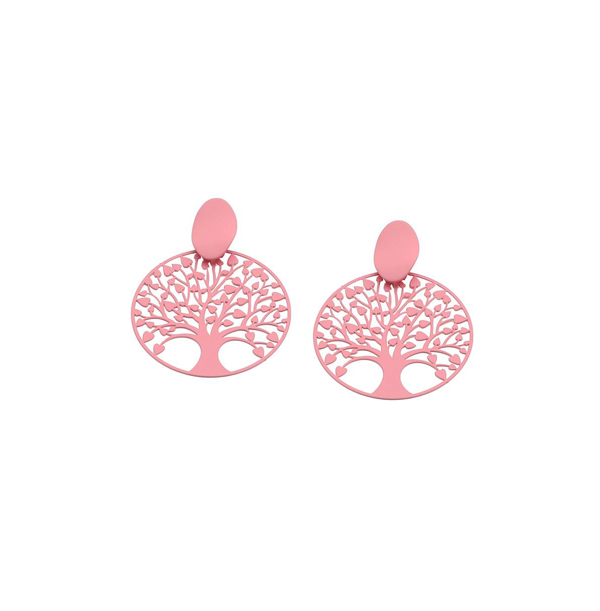 Click here for Sohi Womens Orange Tree Filigree Drop Earrings - P... prices