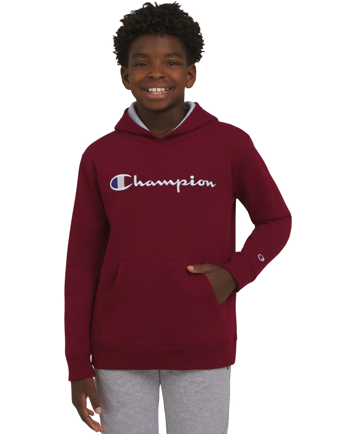 Click here for Champion Big Boys Signature Pullover Hoodie - Wine prices