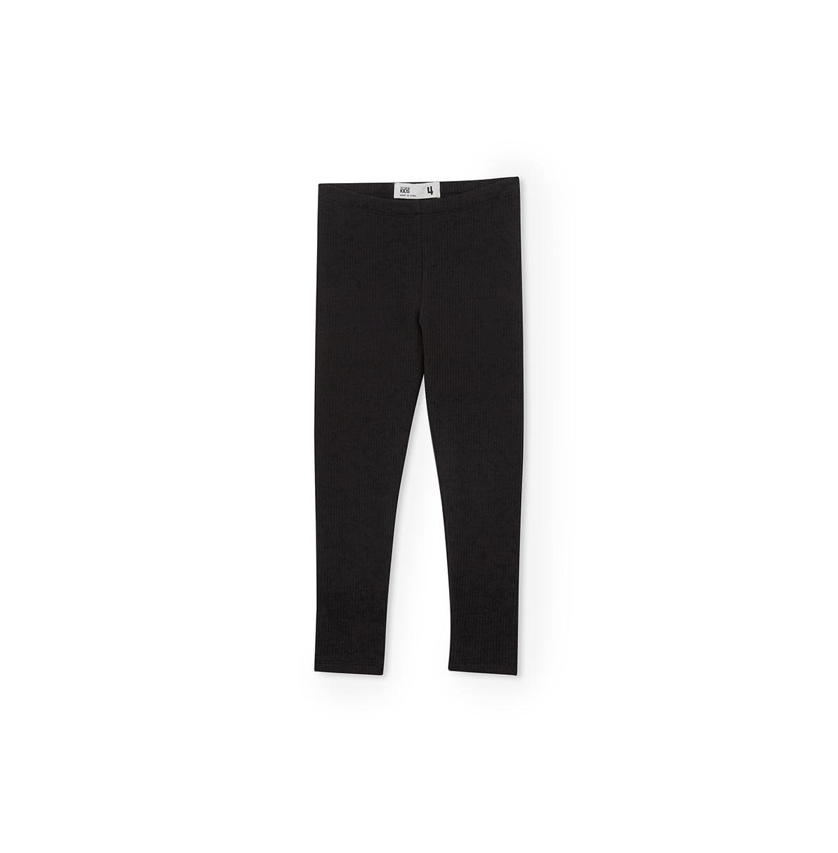 Click here for Cotton On Little Girls Fleece Legging - Black rib prices