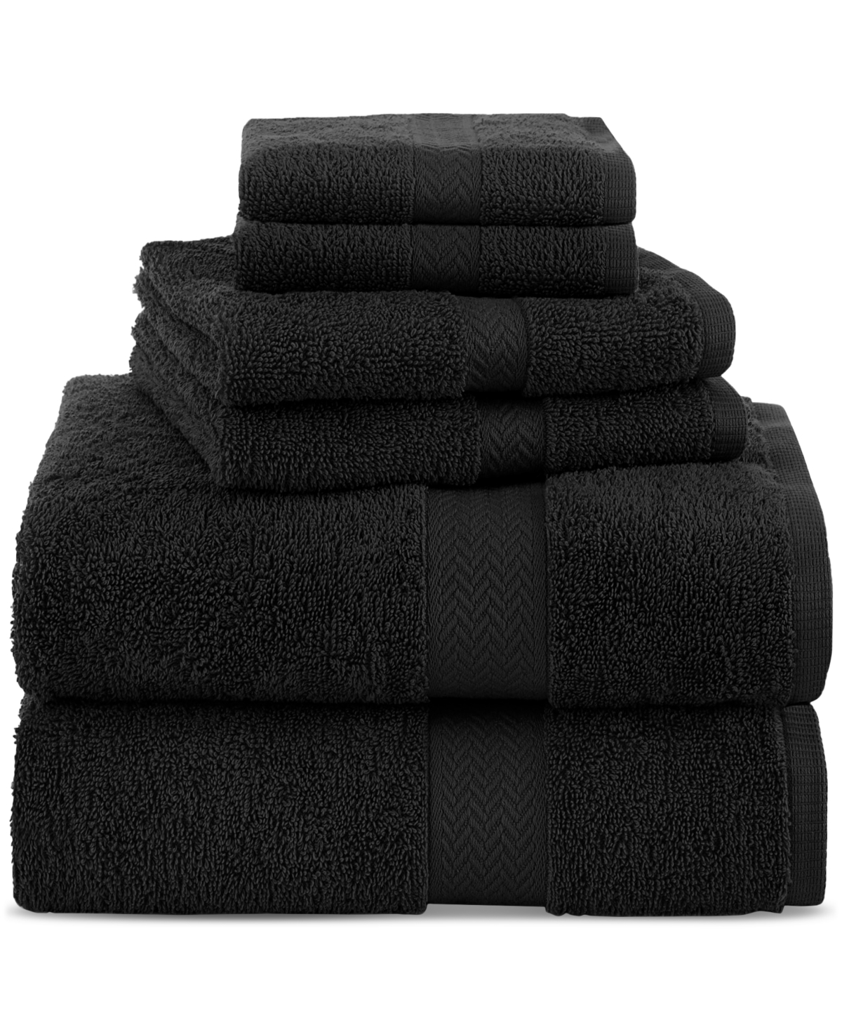 Click here for Martex 100 Ringspun Cotton 6-Pc. Towel Set - Black prices