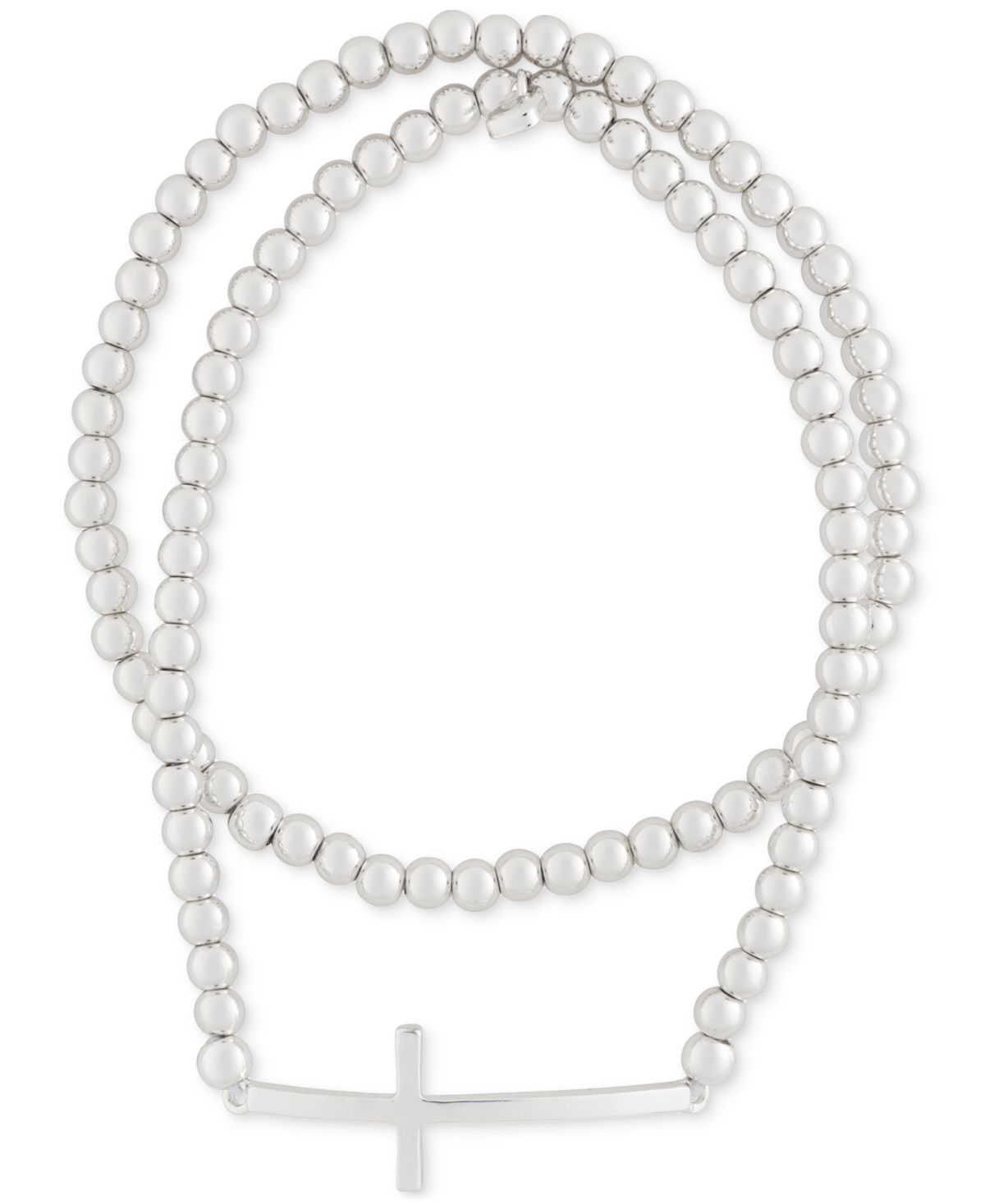 Click here for Nine West 2-Pc. Set Cross Beaded Stretch Bracelets... prices