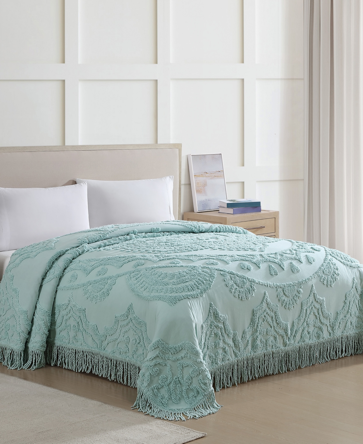 Click here for Beatrice Home Fashions Lotus Chenille Lightweight... prices