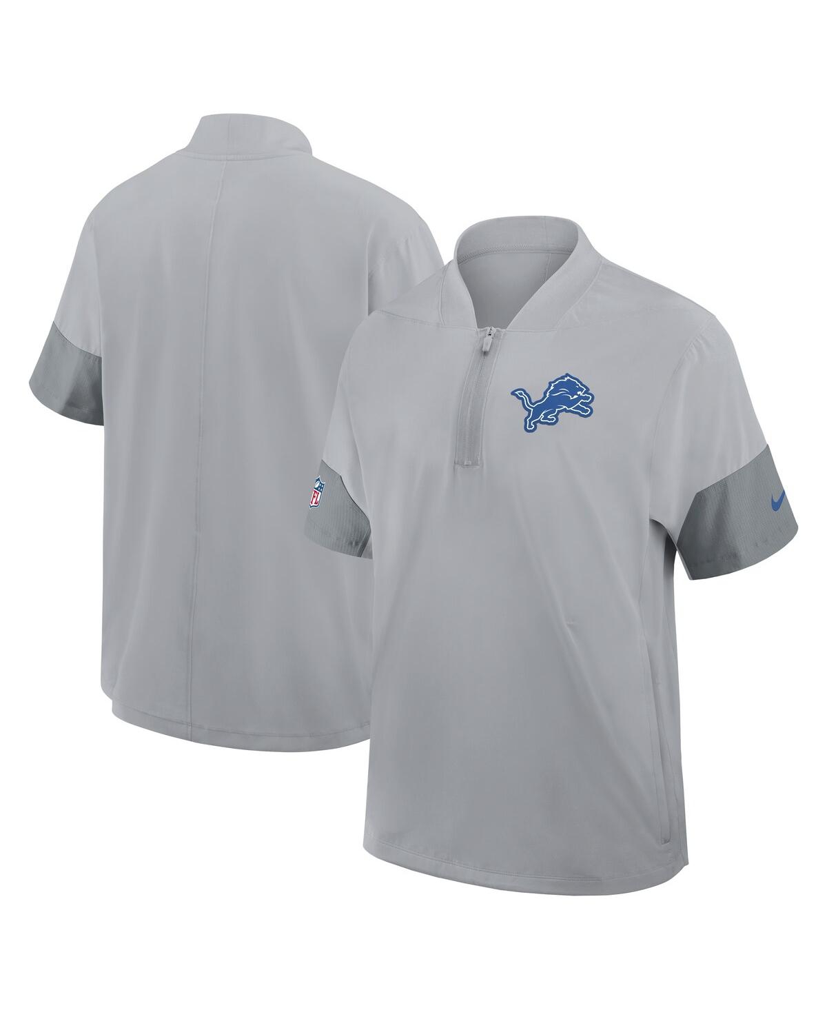 Click here for Nike Mens Gray Detroit Lions Sideline Short Sleeve... prices