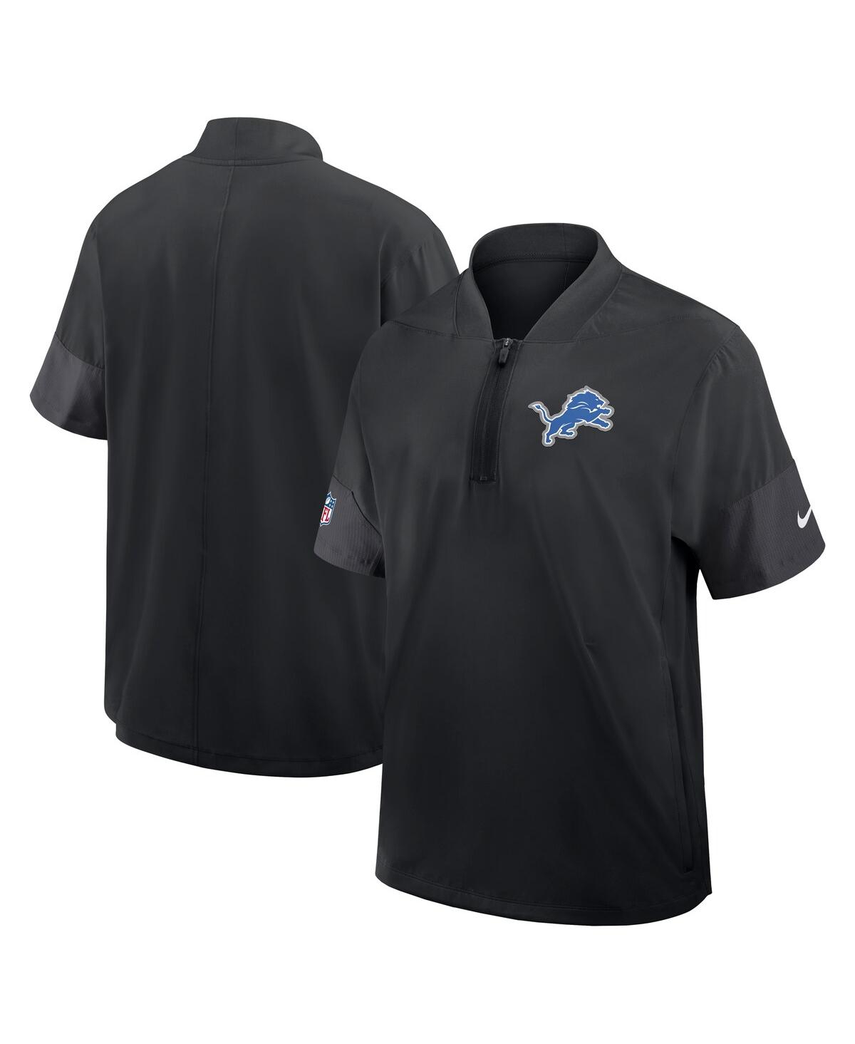 Click here for Nike Mens Black Detroit Lions Sideline Short Sleev... prices