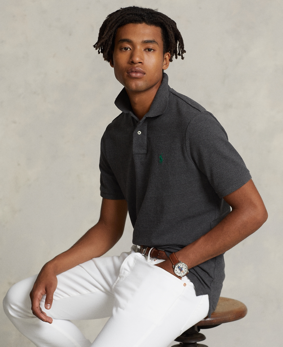 Click here for Polo Ralph Lauren Mens Classic-Fit Mesh Polo Shirt... prices