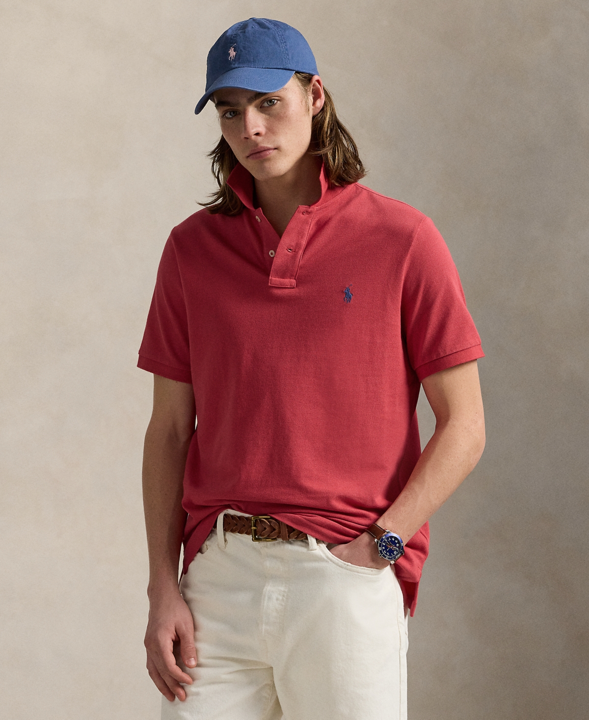 Click here for Polo Ralph Lauren Mens Classic-Fit Cotton Polo Shi... prices