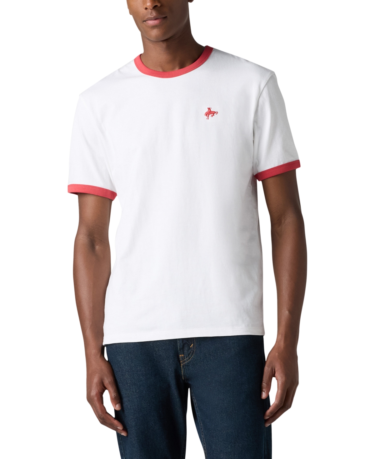 Click here for Levis Mens Classic Fit Short Sleeve Retro Embroide... prices