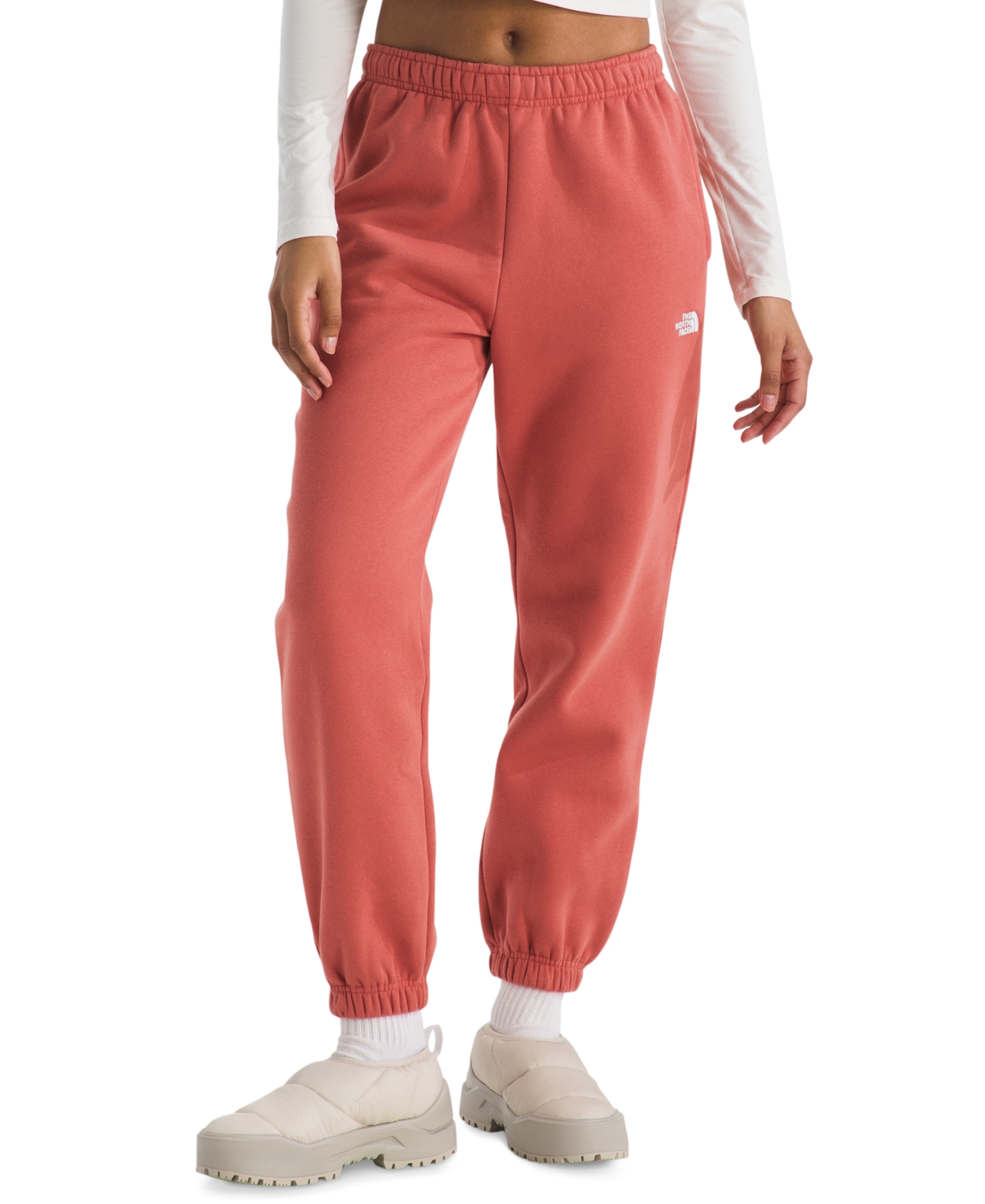 The North Face Womens Evolution Logo Jogger Pants - Mars Dust