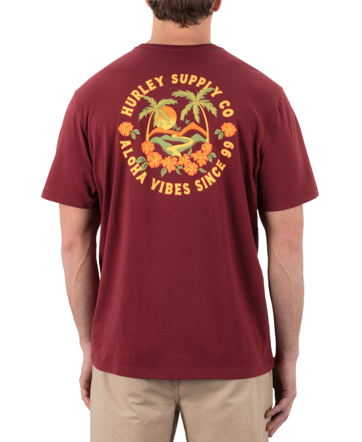 Click here for Hurley Mens Hawaiian Island Short Sleeve T-Shirt -... prices