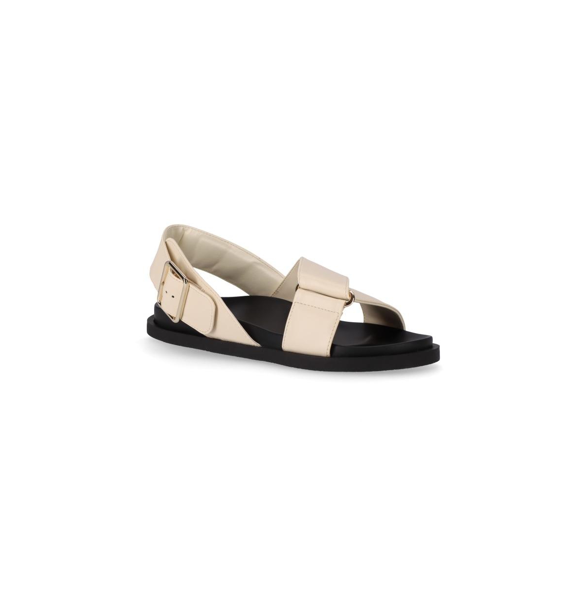 Click here for Alohas Womens Rhys Leather Sandals - Cream prices