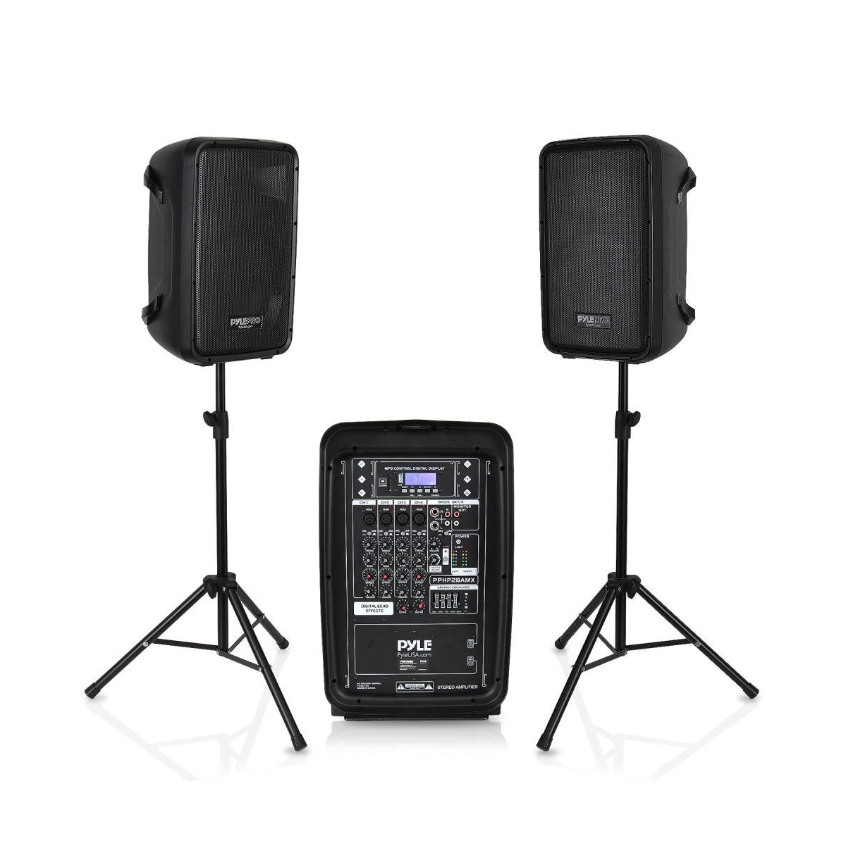 Click here for Pyle Pa Speaker Dj Mixer Bundle - 300 W Portable W... prices