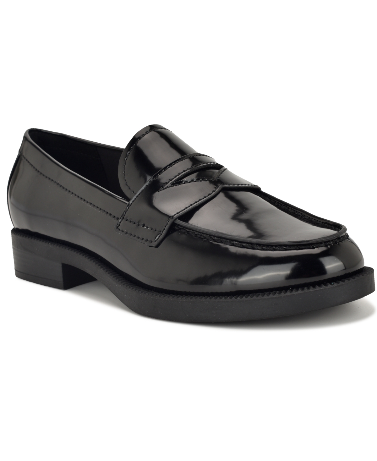 Click here for Nine West Womens Berg Slip-On Penny Loafers - Blac... prices